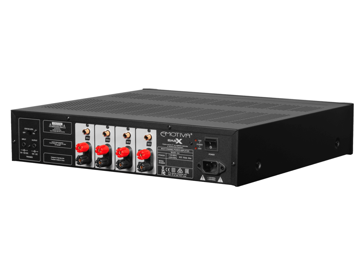 Emotiva BasX A4 Power Amplifier - Aperio Audio Visual Ltd